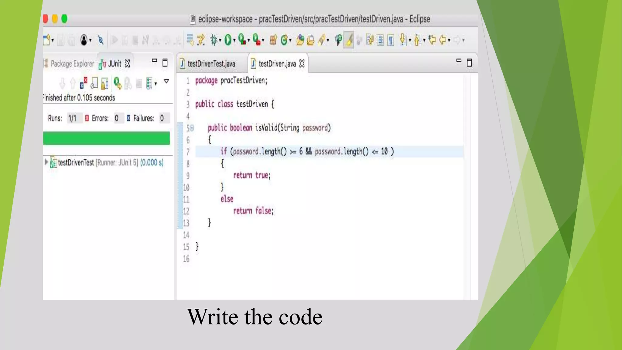 Presentation Test Driven Development Pptx Programming Languages