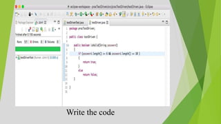 Presentation Test Driven Development | PPTX