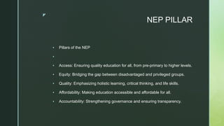 National education policy 2020 power point presentation test slide | PPTX