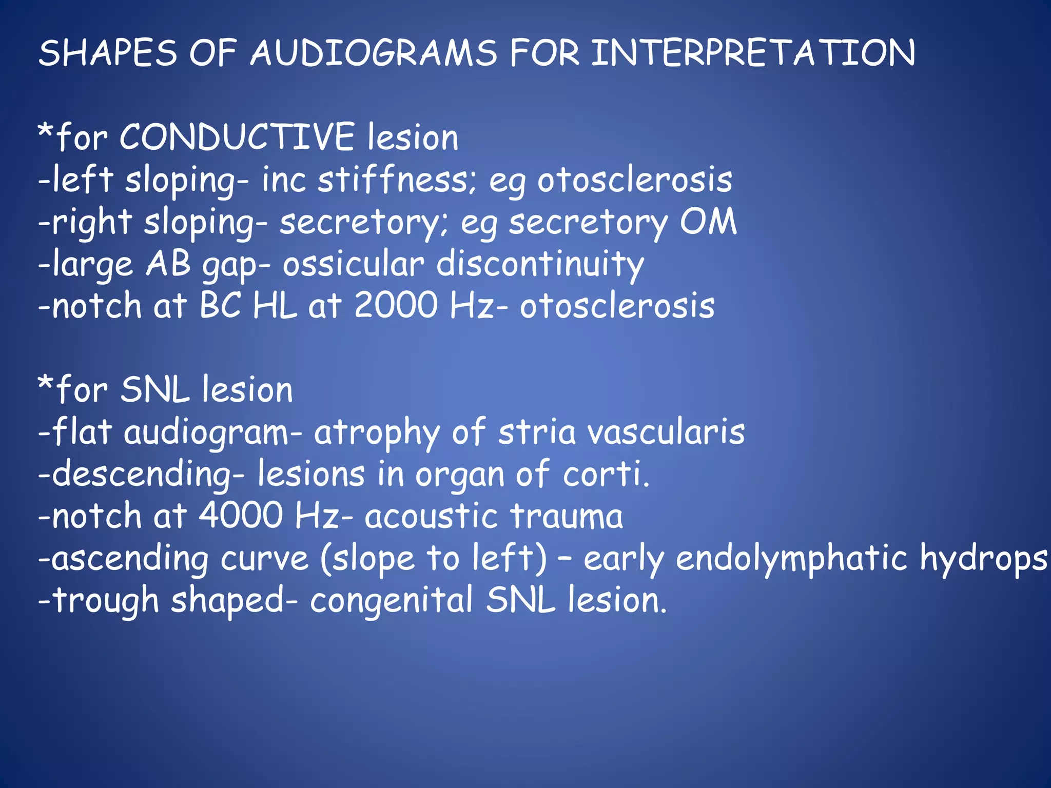 TESTS FOR AUDITORY ASSESSMENT | PPTX