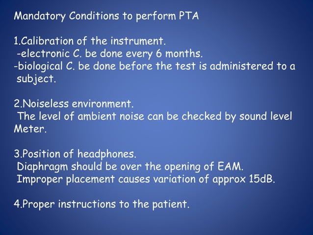 TESTS FOR AUDITORY ASSESSMENT | PPTX