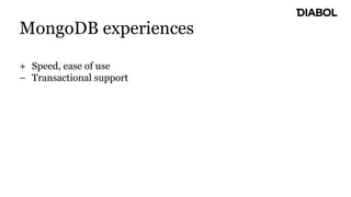 Automated Integrated Testing with MongoDB | PPT