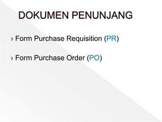 dasar direct procurement | PPTX