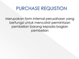 dasar direct procurement | PPTX