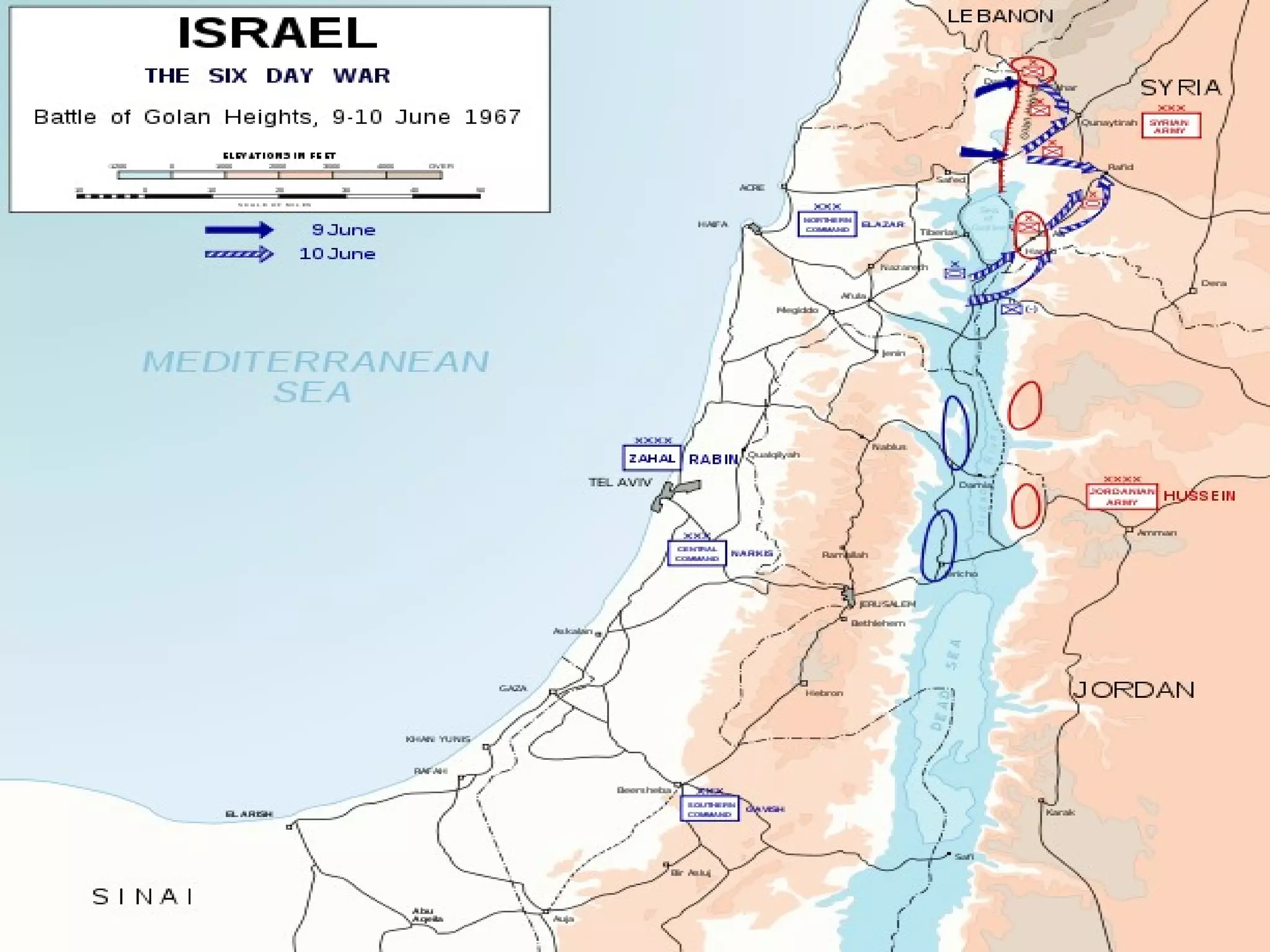 six-day-war-of-1967 Third Arab Israel War | PPT