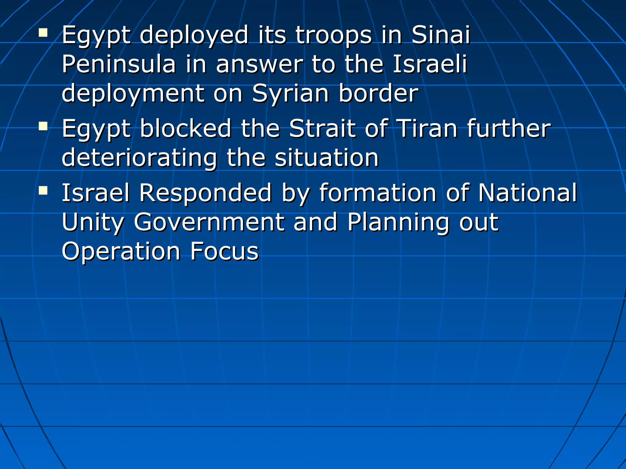 six-day-war-of-1967 Third Arab Israel War | PPT