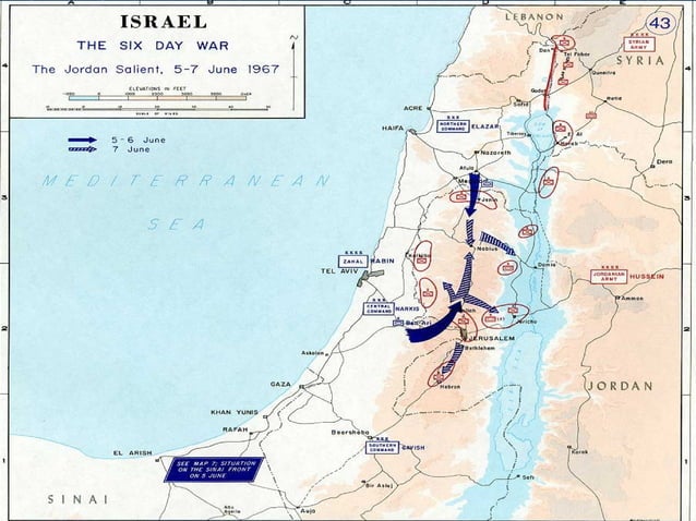 six-day-war-of-1967 Third Arab Israel War | PPT