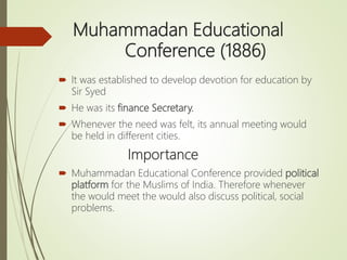 Sir Syed Ahmed Khan and the Aligarh Movement | PPTX