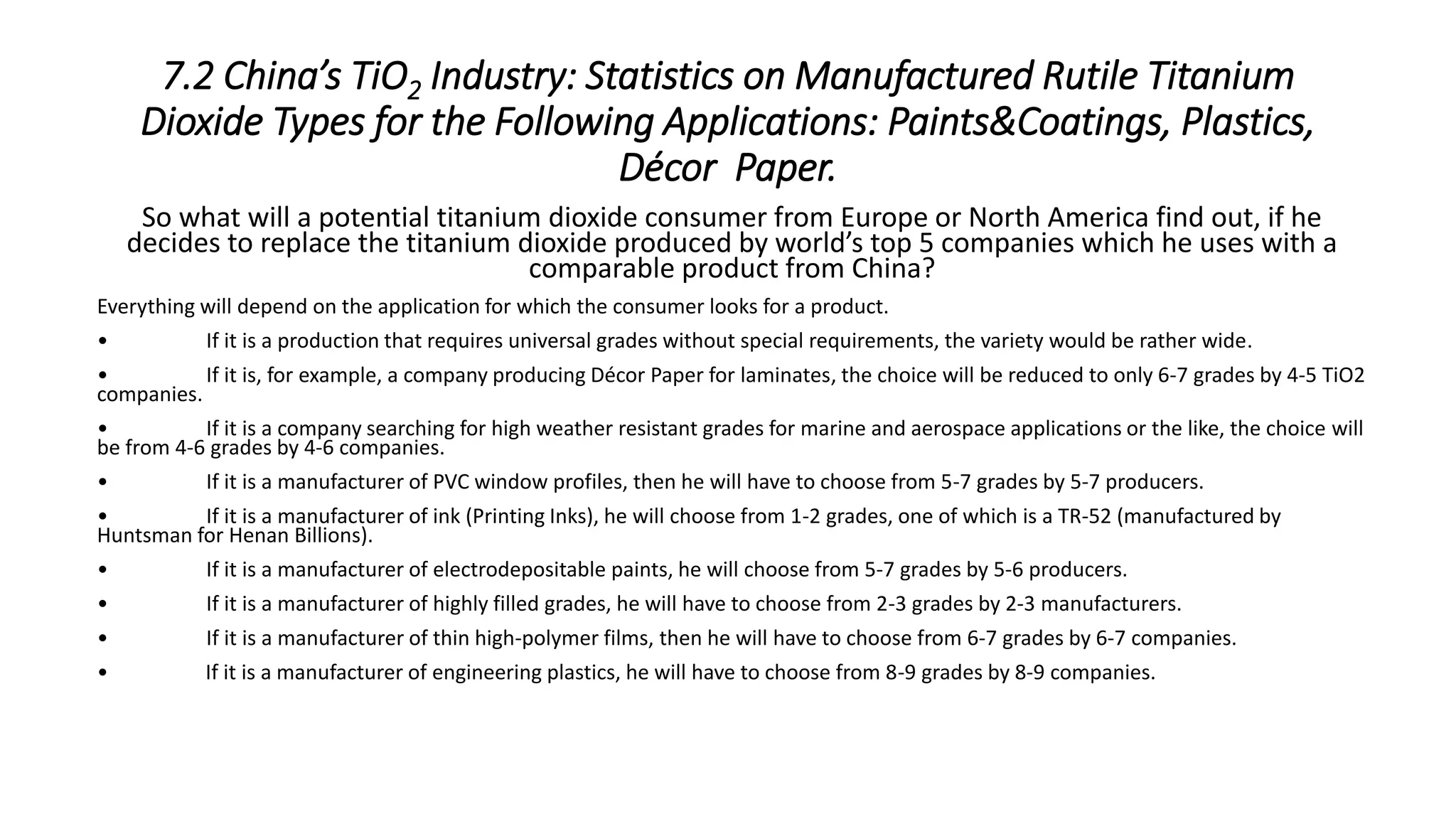 Selection of Suitable Titanium Dioxide Grades for Paints and Coatings ...