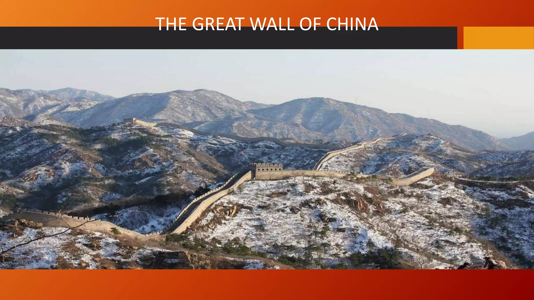 Presentation the great wall of china | PPTX
