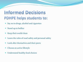 Presentation the importance of teaching pdhpe | PPT