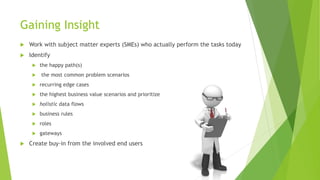 Presentation the importance of understanding end user workflows | PPT