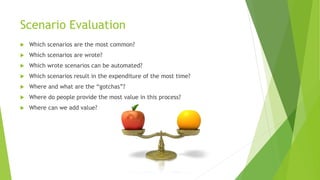 Presentation the importance of understanding end user workflows | PPT