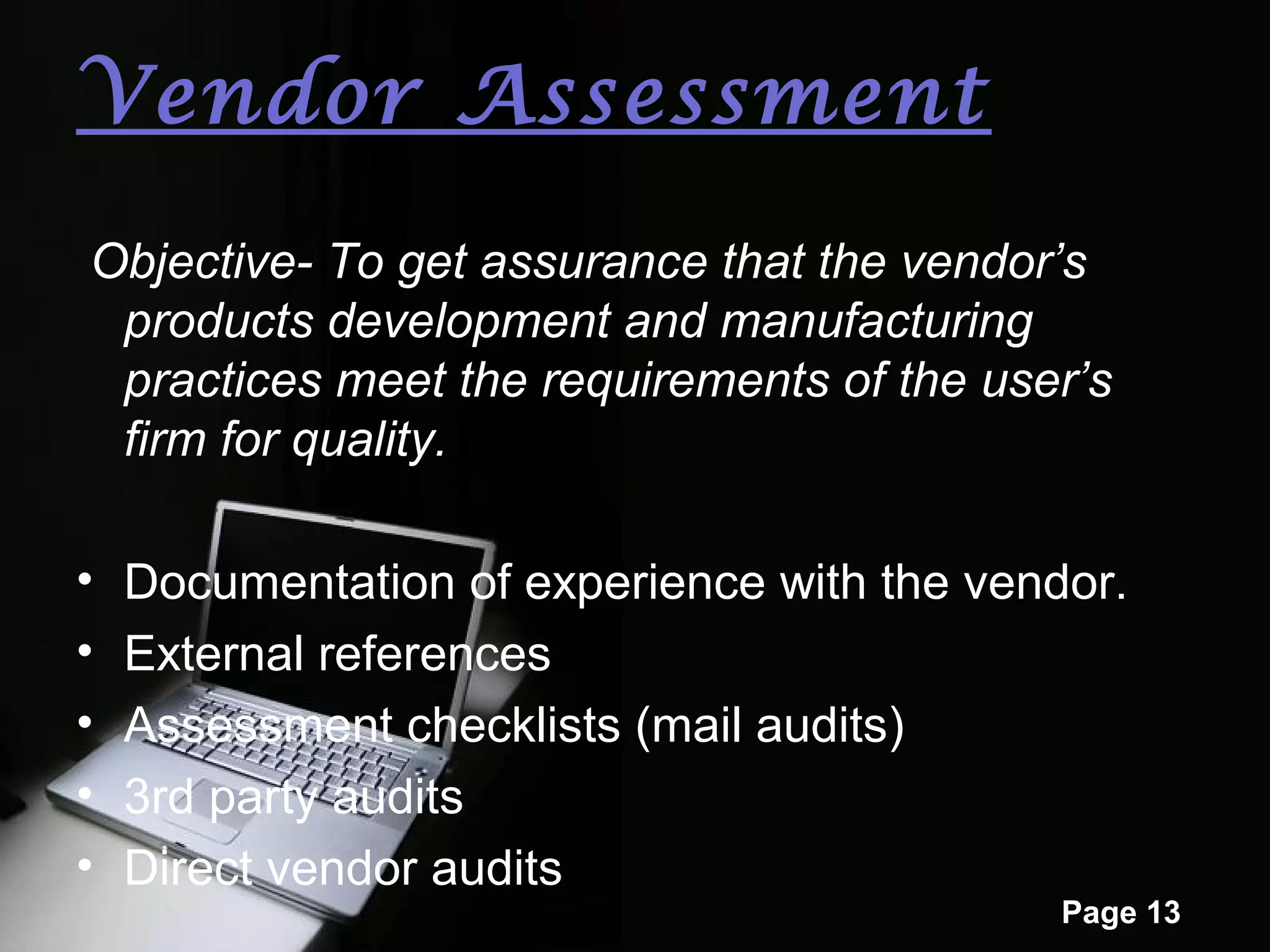 Computer System Validation | PPT
