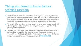 Onecoin Understanding Complete Version(all basics) | PPTX