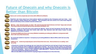 Onecoin Understanding Complete Version(all basics) | PPTX
