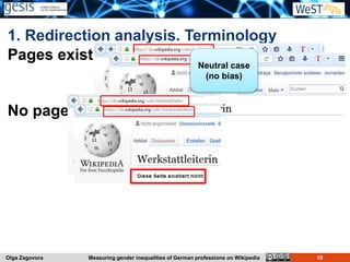 Measuring Gender Inequalities of German Professions on Wikipedia | PPT