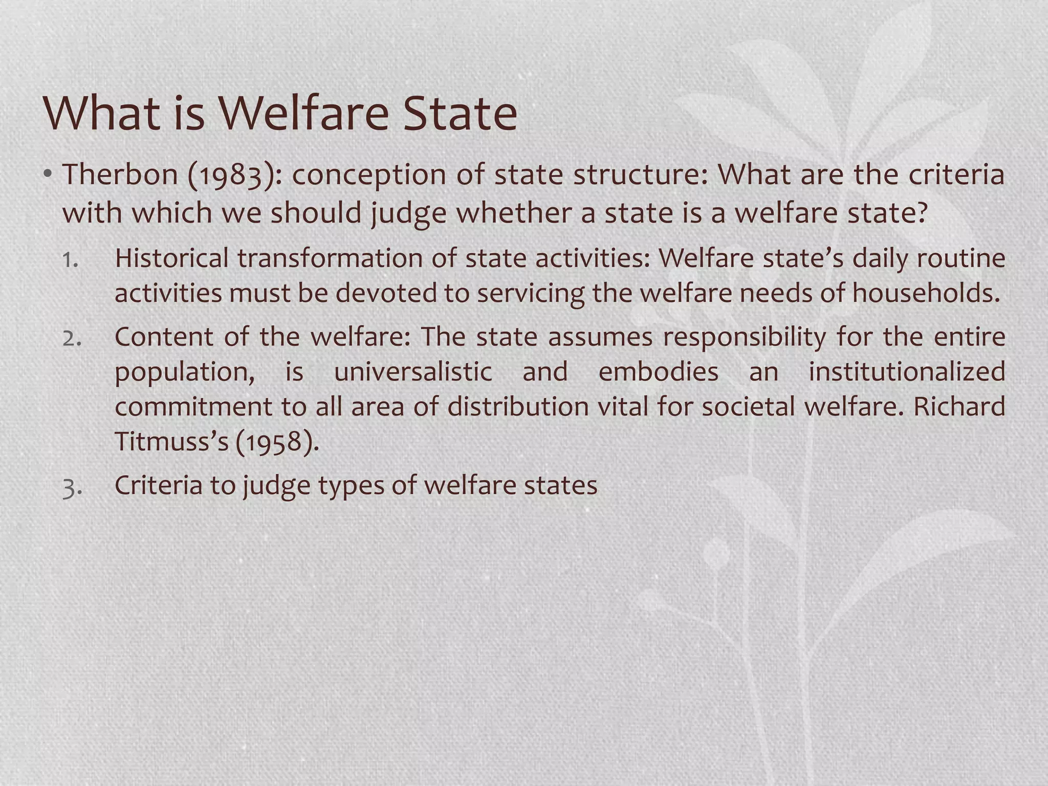 Presentation the three worlds of welfare capitalism | PPTX