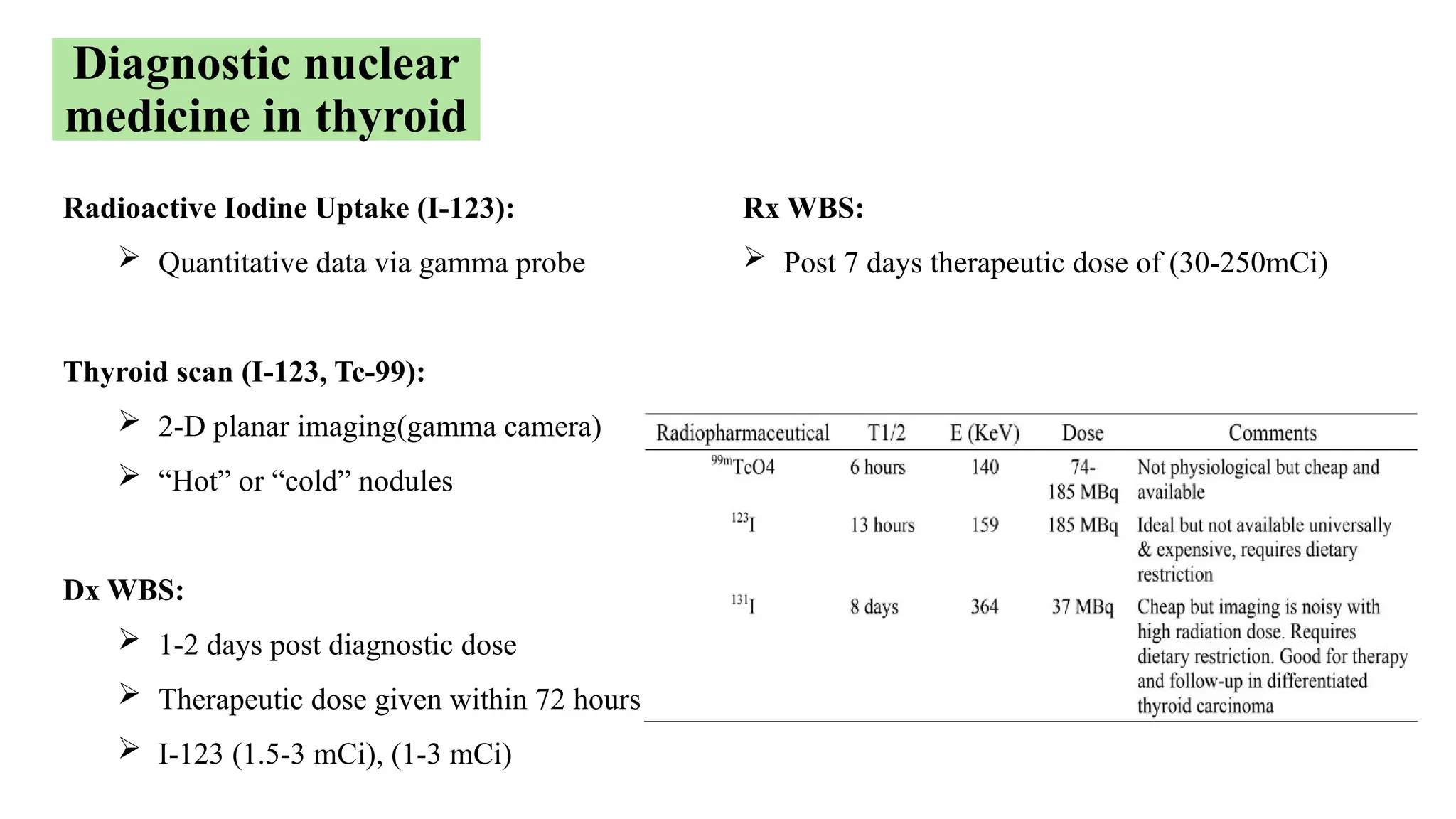 Radioactive Iodine therapy in thyroid cancer | PPTX