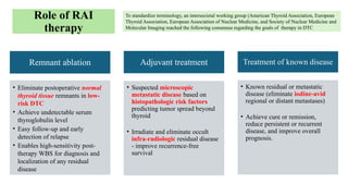 Radioactive Iodine therapy in thyroid cancer | PPTX