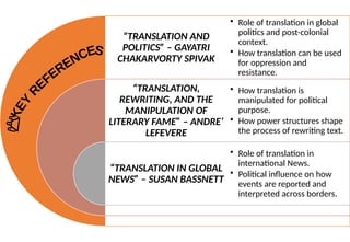 Presentation Translation Politics and Ideology | PPTX