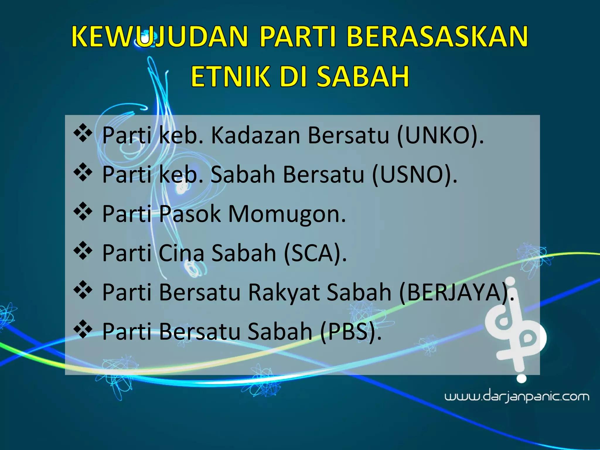 CABARAN POLITIK DALAM HUBUNGAN ETNIK | PPT