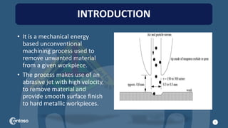 Abrasive Jet Machine | PPTX