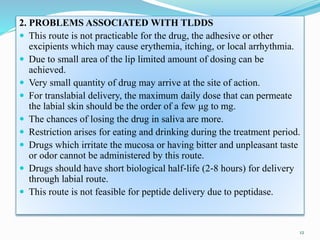 Translabial drug delivery system | PPTX
