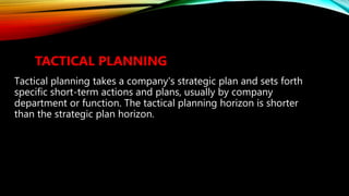 What is planning and planning techniques | PPTX