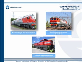 Transmashholding | PPTX | Rail Travel | Travel Type