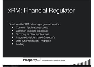 Why use CRM, What is XRM? Slides | PDF