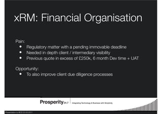 Why use CRM, What is XRM? Slides | PDF