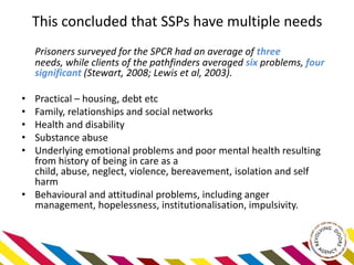 Tackling the multiple and complex needs of short sentenced prisoners | PPT