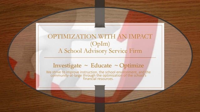 Optimization with an Impact (OpIm) | PPT