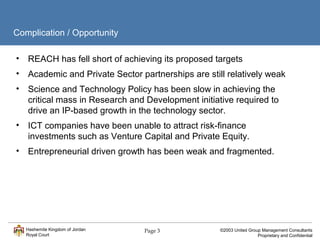 Presentation to Jordanian Royal Court - 2003 | PPT