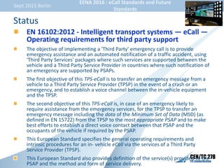 EENA 2016 - Standards Update (3/3) | PDF