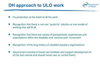 What, when and how? The policy context for ULOs | PPT