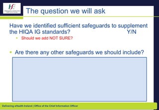 Individual Health Identifier (Ireland) - Privacy Impact Assessment | PPT