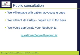 Individual Health Identifier (Ireland) - Privacy Impact Assessment | PPT