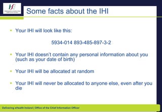 Individual Health Identifier (Ireland) - Privacy Impact Assessment | PDF