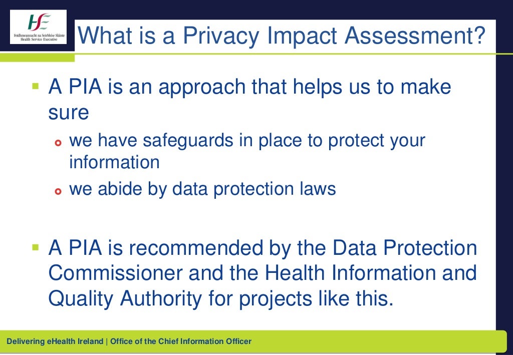 Individual Health Identifier Ireland Privacy Impact Assessment individual-health-identifier-ireland-privacy-impact-assessment