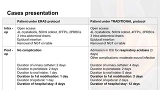 Enhanced Recovery After Surgery protocol for gastric cancer | PPTX