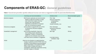 Enhanced Recovery After Surgery protocol for gastric cancer | PPTX