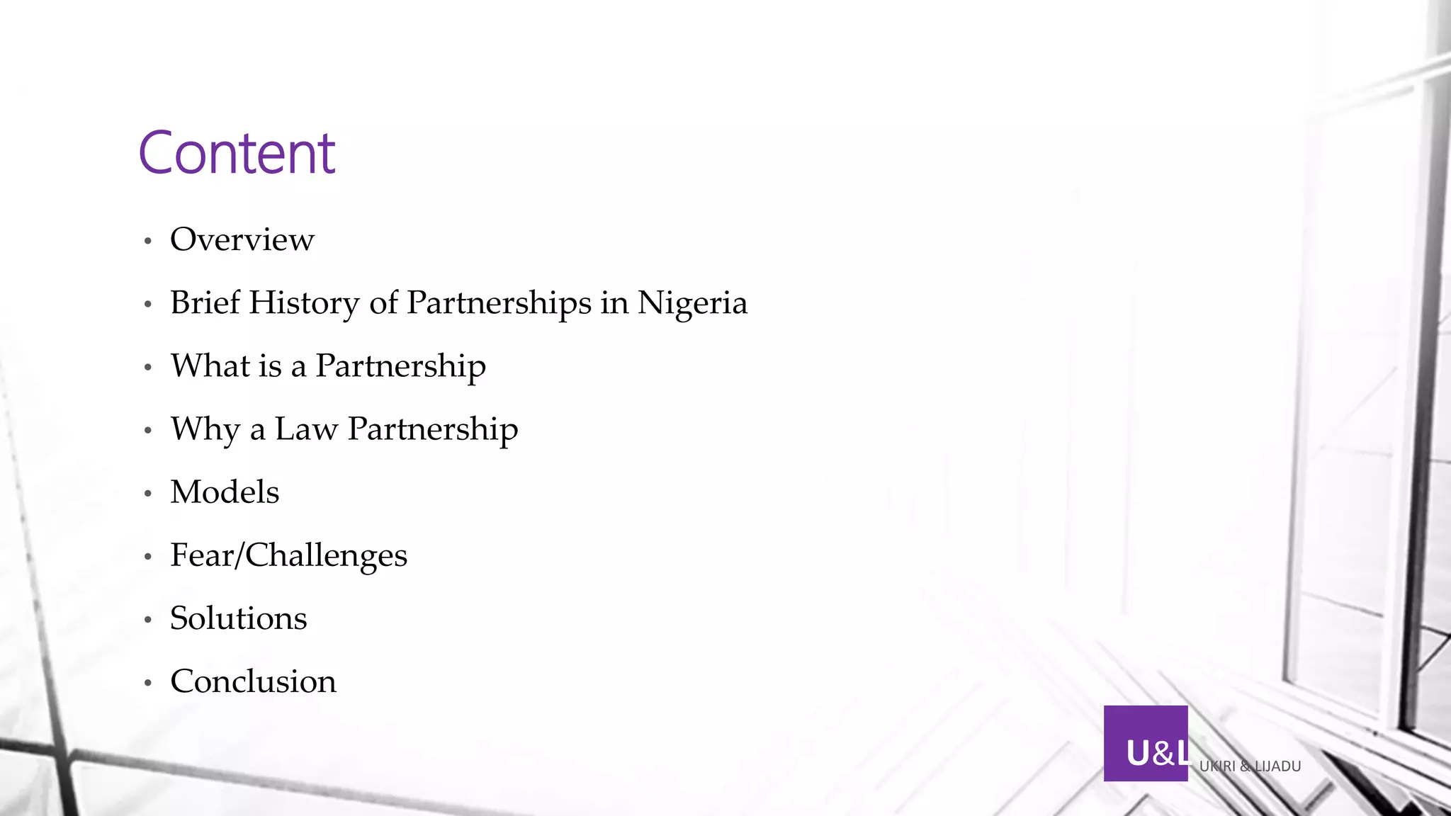 Law Firm Partnership: Models, Fears/Challenges and Solutions | PPTX