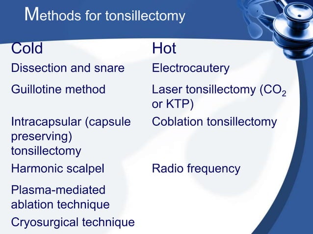 Tonsillectomy | PPTX | Ear, Nose and Throat Conditions | Diseases and Conditions