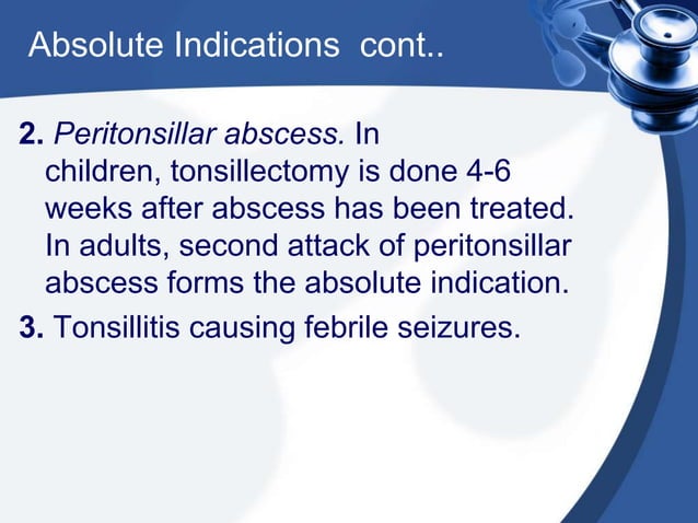 Tonsillectomy | PPTX | Ear, Nose and Throat Conditions | Diseases and Conditions