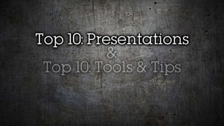 Presentation tools and tips | PPT