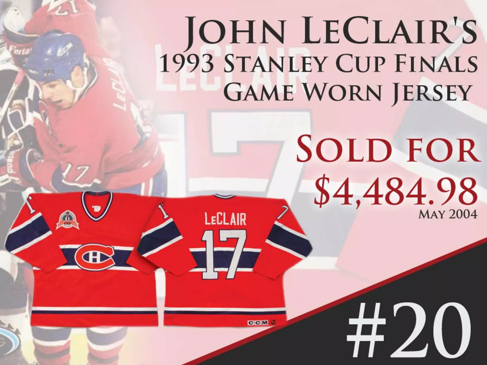 20 Most Expensive Stanley Cup Game Equipment Ever Sold by Classic ...