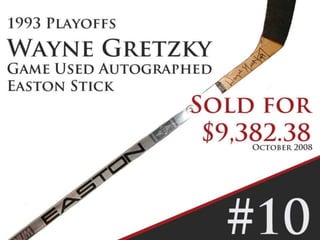 20 Most Expensive Stanley Cup Game Equipment Ever Sold by Classic ...