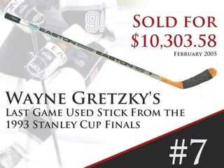 20 Most Expensive Stanley Cup Game Equipment Ever Sold by Classic ...